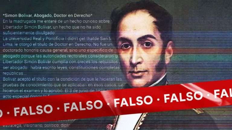 Falso: ¿Simón Bolívar fue abogado y doctor en Derecho de la Universidad ...