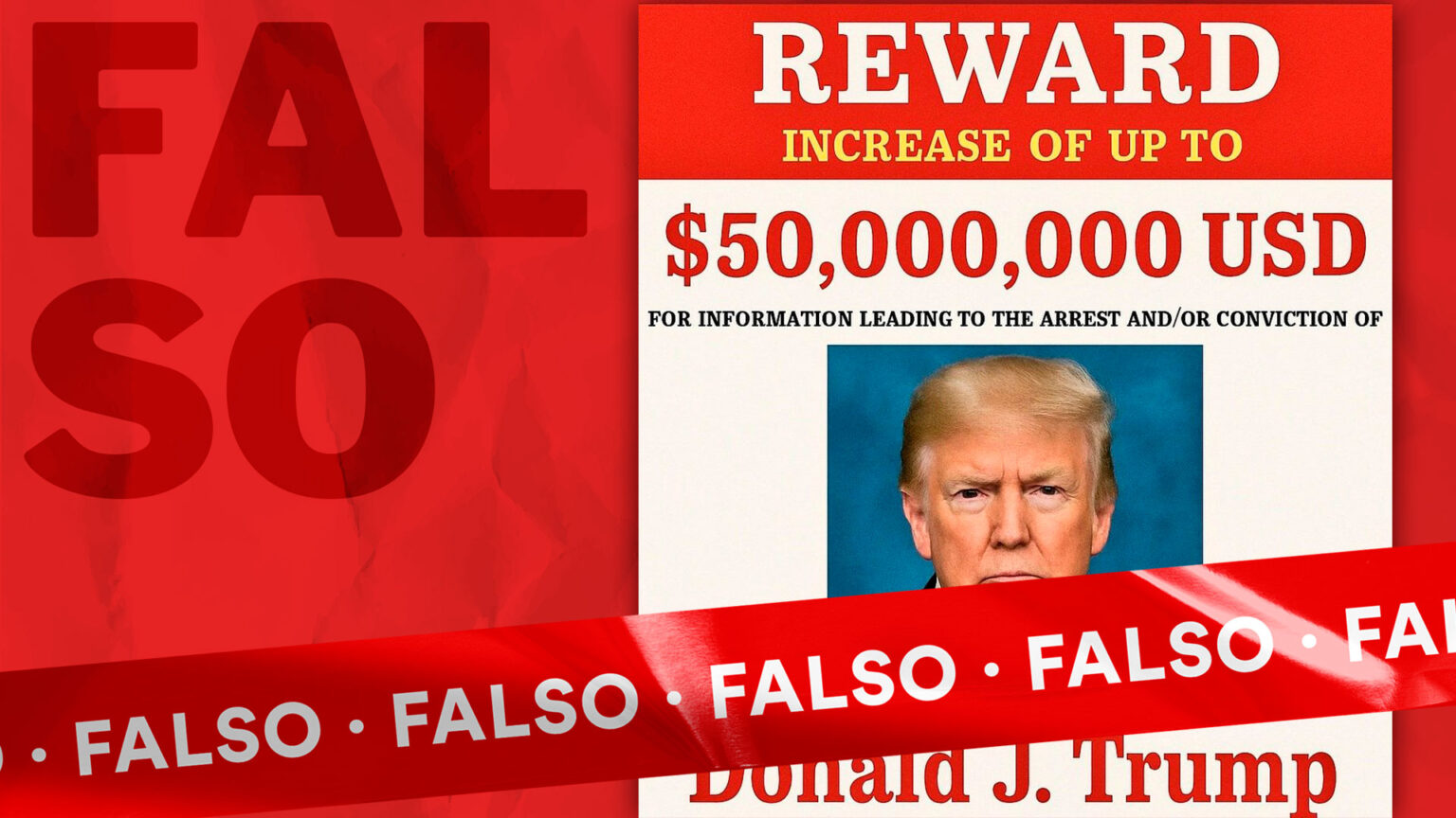 Es falso que Venezuela ofreció 50 millones de dólares por información ...